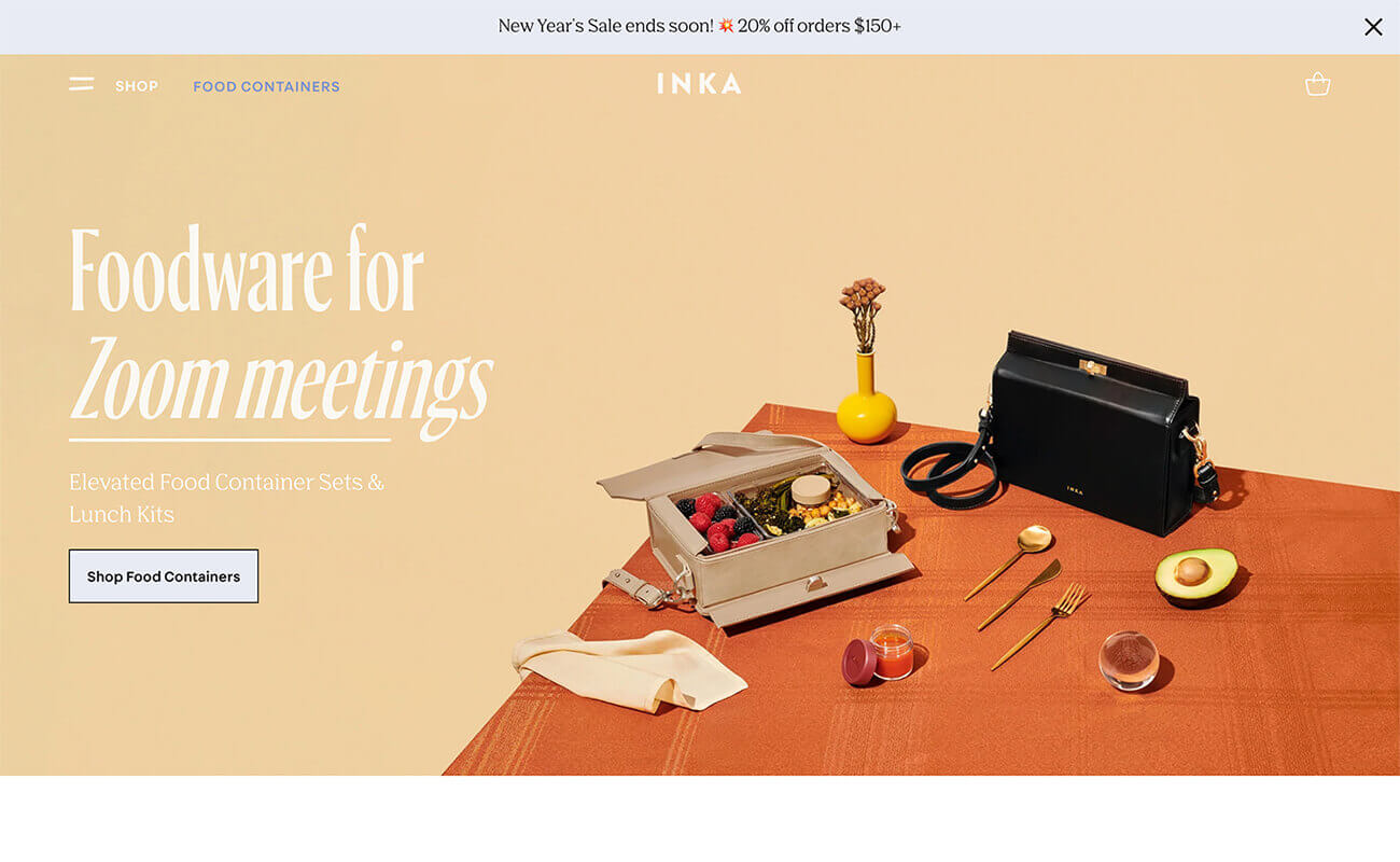 Shopify Website Design Inspiration - Inka – Luna Templates