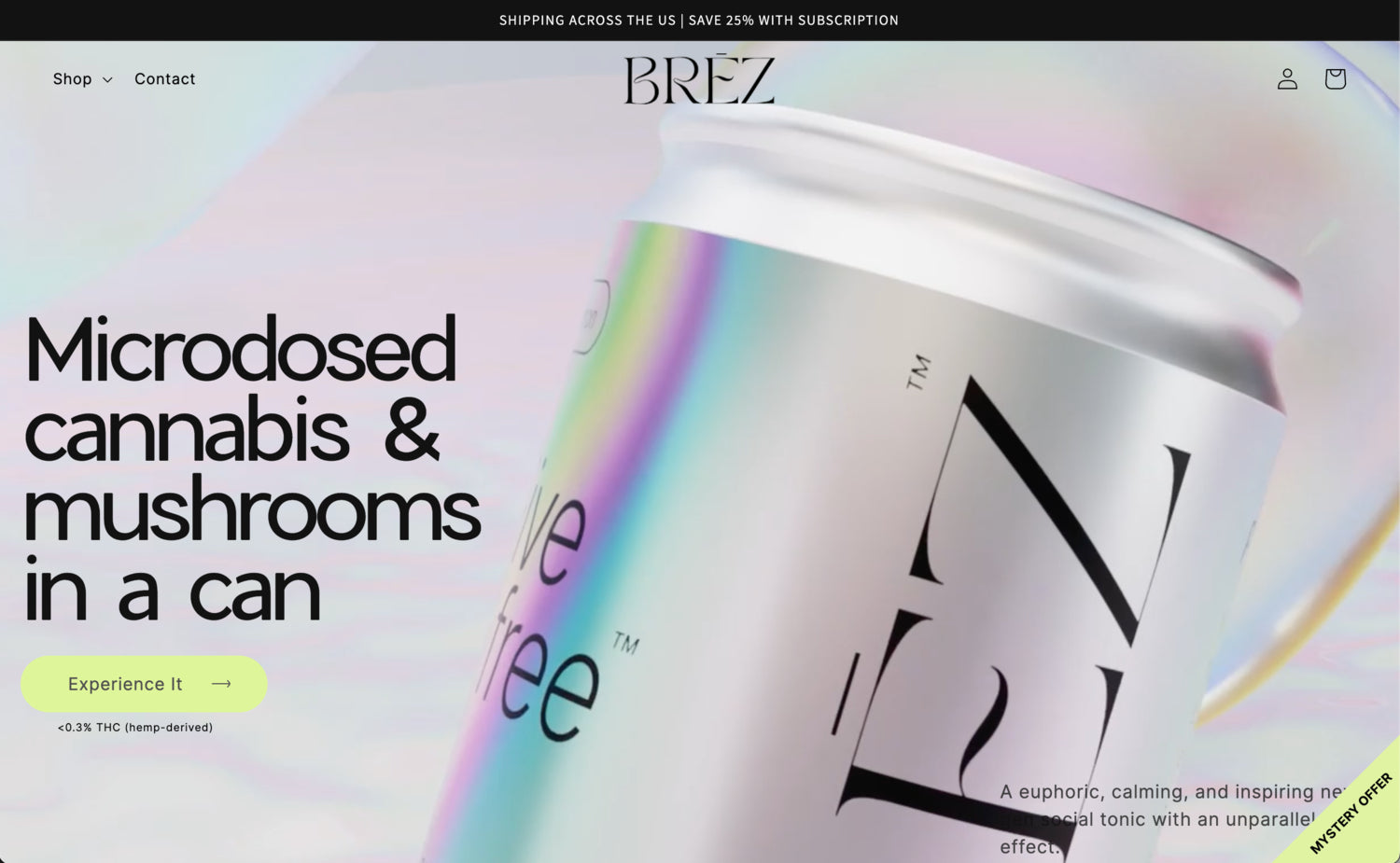 Shopify Website Design Inspiration - Brez – Luna Templates