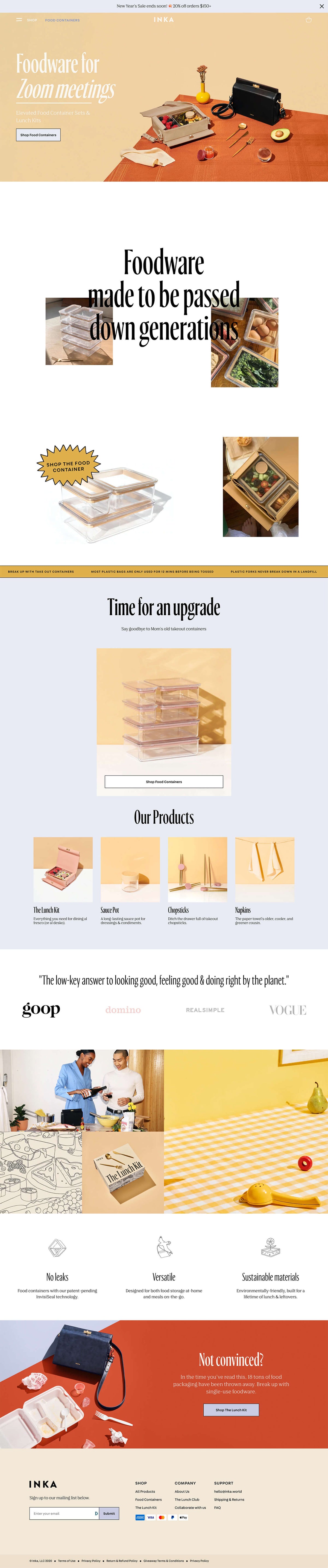 Shopify Website Design Inspiration - Inka – Luna Templates