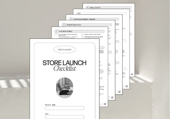 The Shopify Store Launch Kit - A web designer's Shopify toolkit – Luna ...