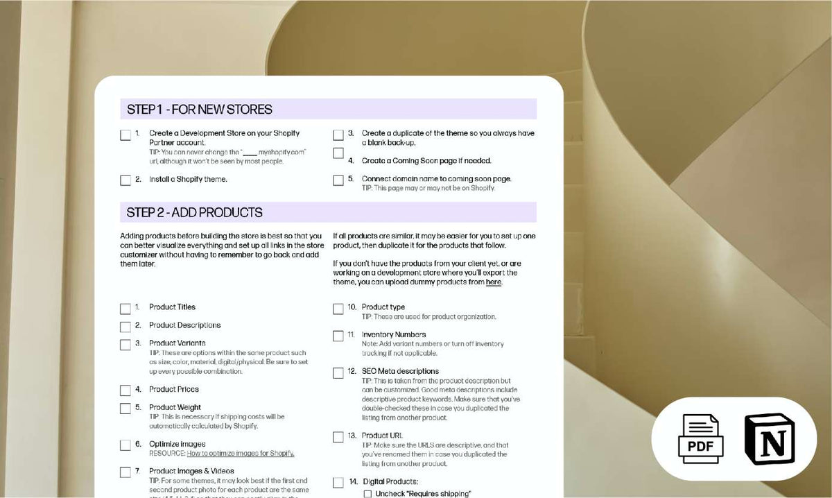 Shopify Store Launch Kit – Luna Templates